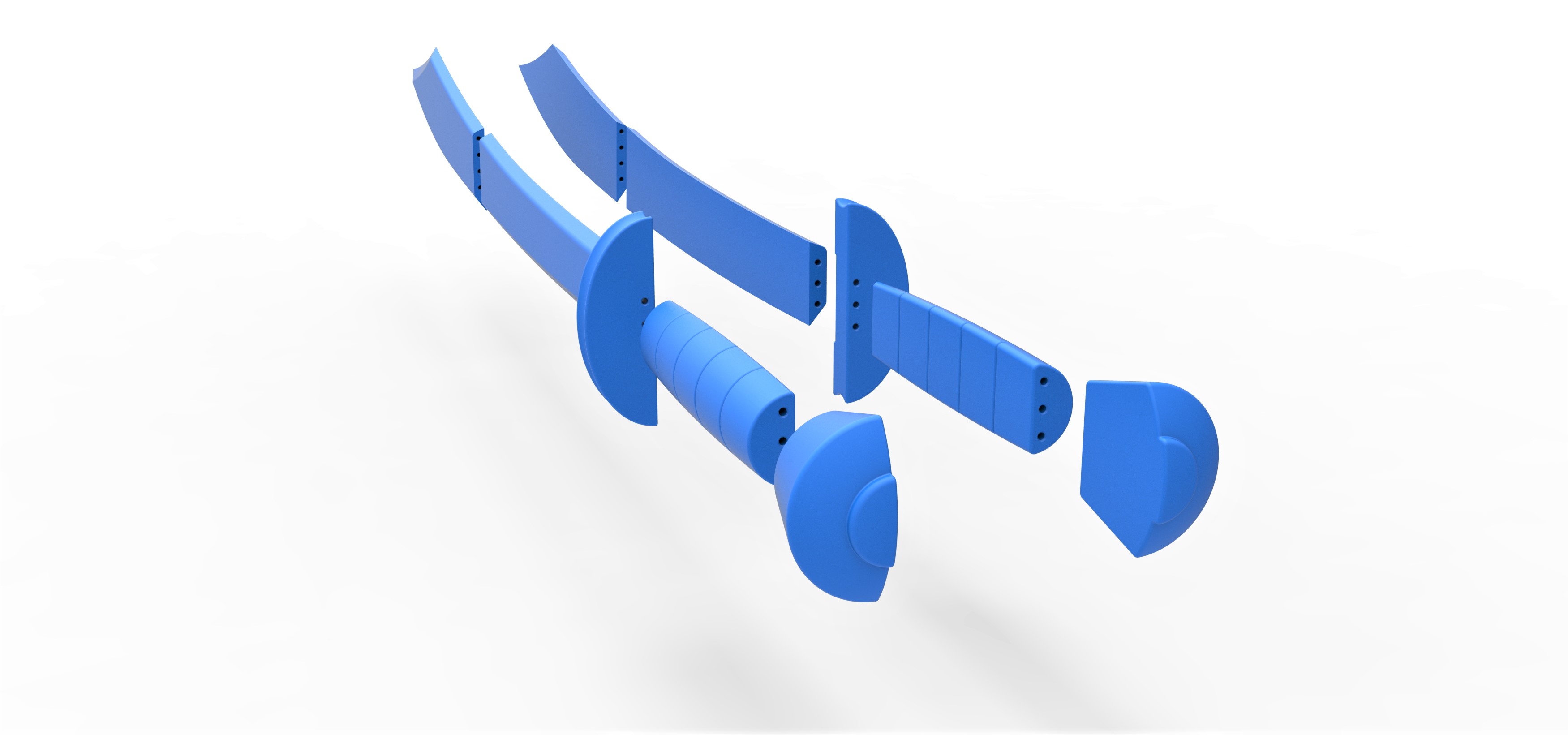 3D Printed Zuko dual swords from Avatar TV series by CosplayItemsRock ...