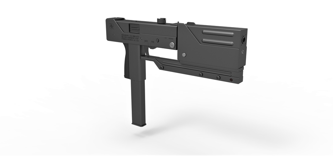 3D Printed Modified MAC-11 from Blade 1998 by CosplayItemsRock | Pinshape