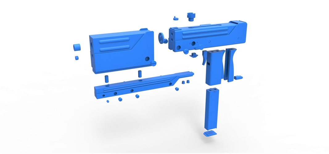3D Printed Modified MAC-11 from Blade 1998 by CosplayItemsRock | Pinshape