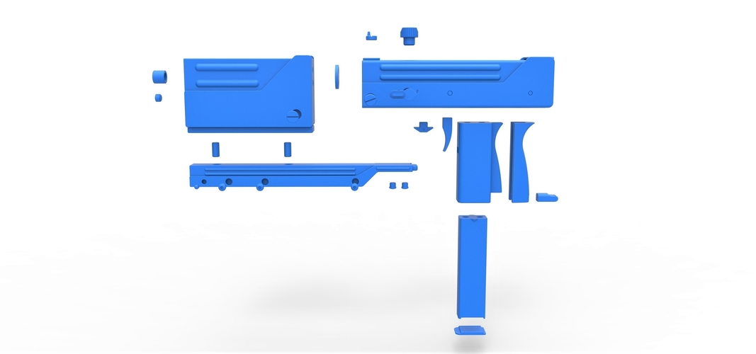 3D Printed Modified MAC-11 from Blade 1998 by CosplayItemsRock | Pinshape