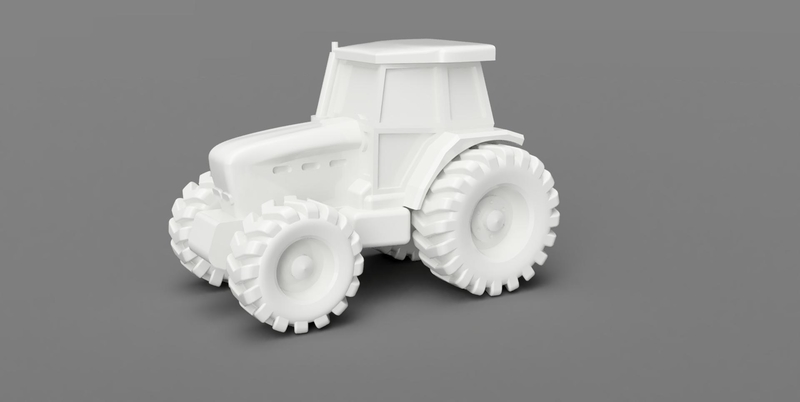 Generic Tractor (esc: 1: 100) - Pinshape