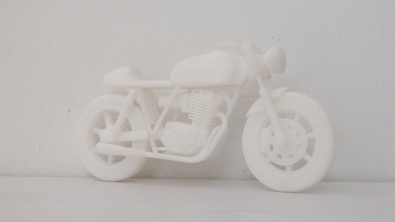 Moto Cafe Racer scalemodel - Pinshape