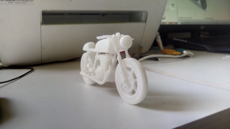 Moto Cafe Racer scalemodel - Pinshape