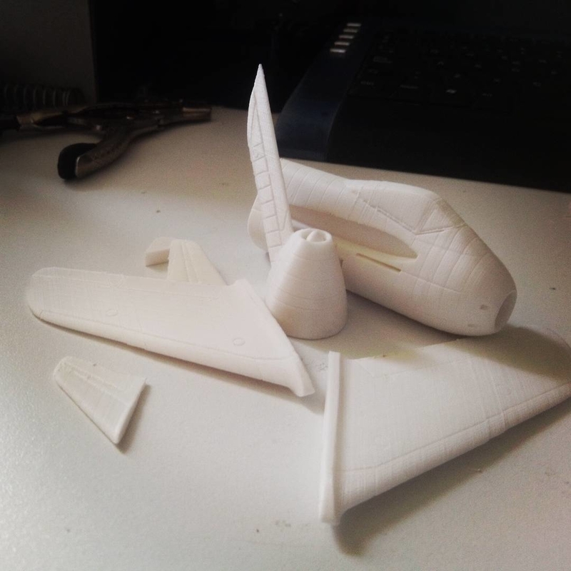 Ta 183 Huckebein Focke-Wulf Jet concept figther - Pinshape