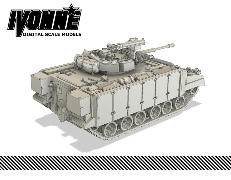 FV510 WARRIOR IFV MILITARY TANK - Pinshape