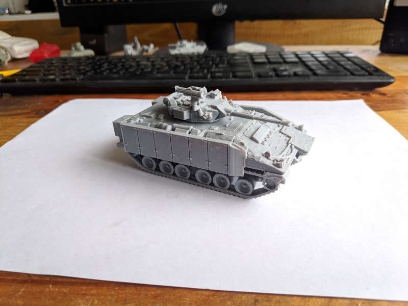 FV510 WARRIOR IFV MILITARY TANK - Pinshape