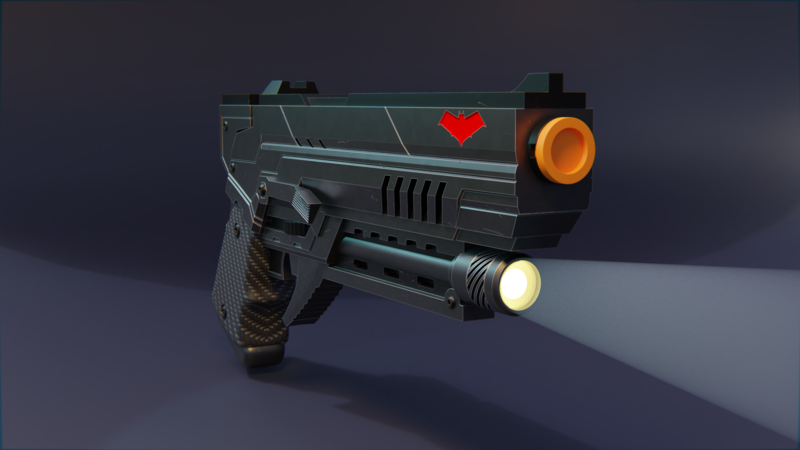 Red Hood Arkham Knight Guns - Pinshape