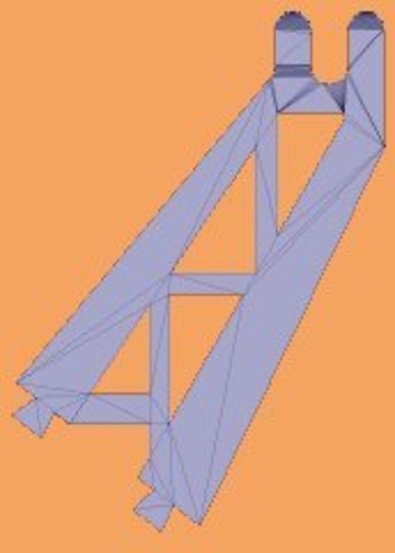 Double Height Spool Holder for 8 mm. Acrylic frame - Pinshape