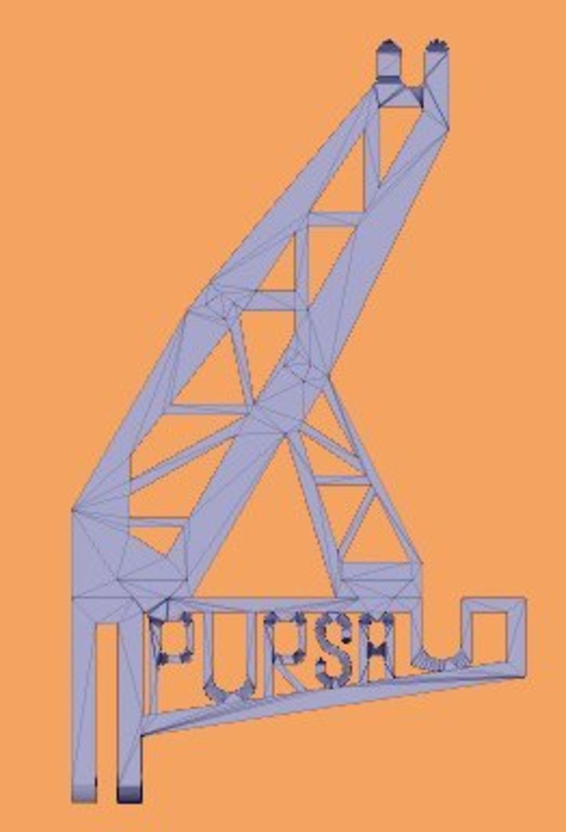 Double Height Spool Holder for 8 mm. Acrylic frame - Pinshape