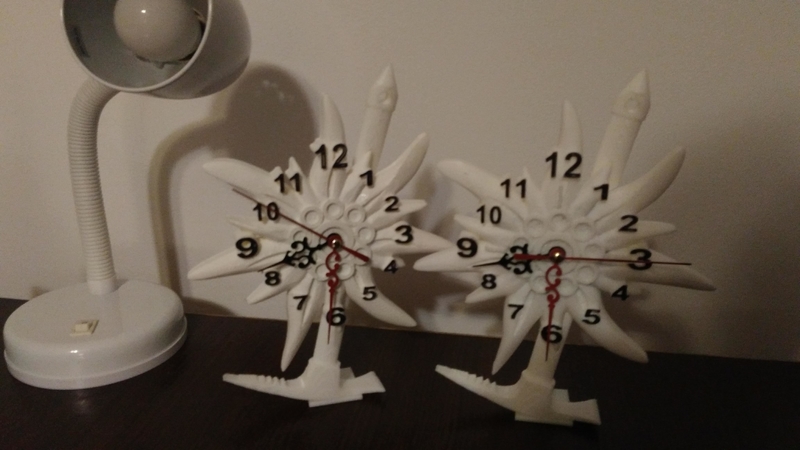 clock edelweiss - Pinshape