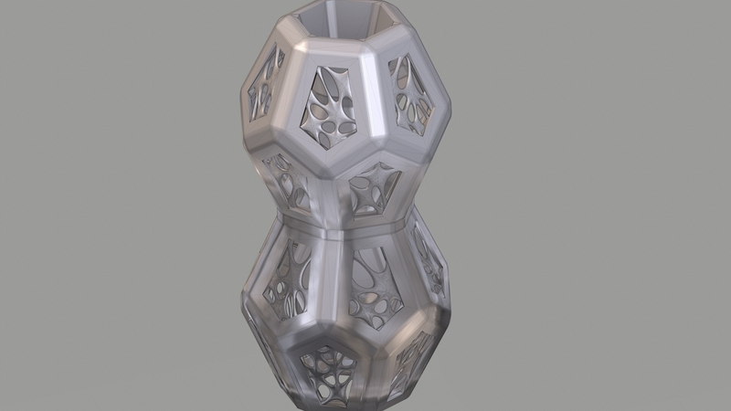 Hexa-Penta Flower Vase - Pinshape