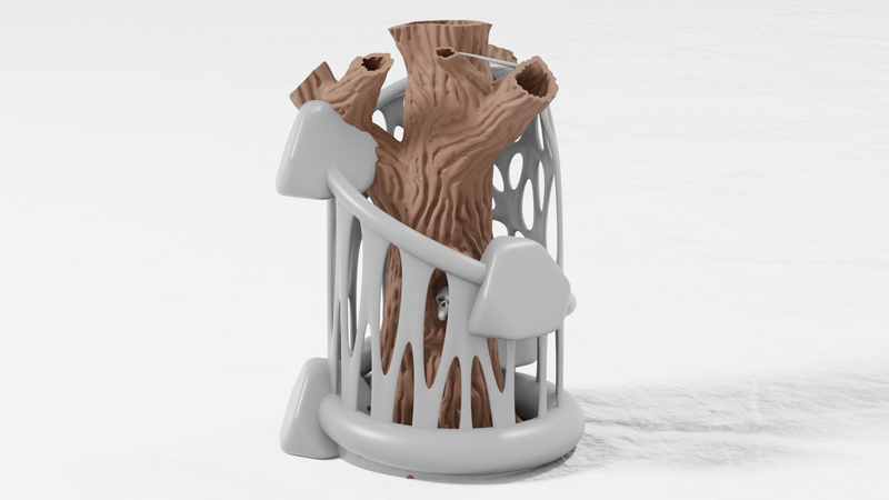 Tree Flower Vase - Pinshape