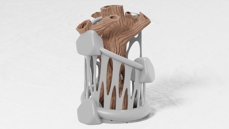 Tree Flower Vase - Pinshape