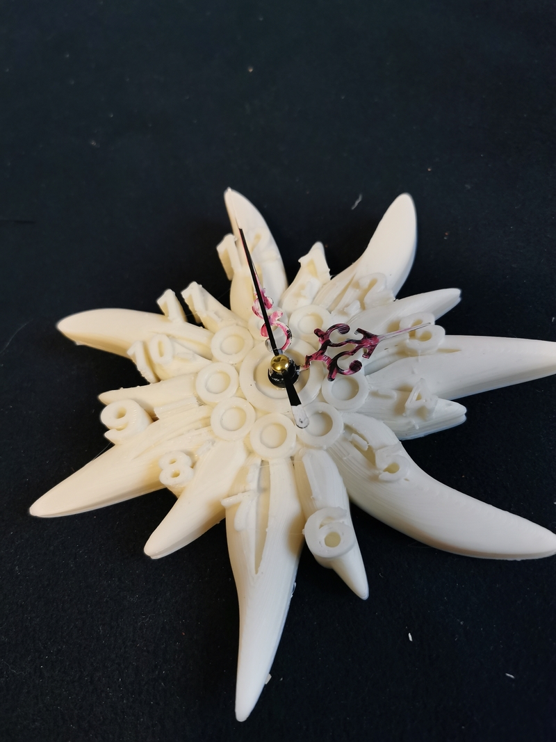 clock edelweiss - Pinshape