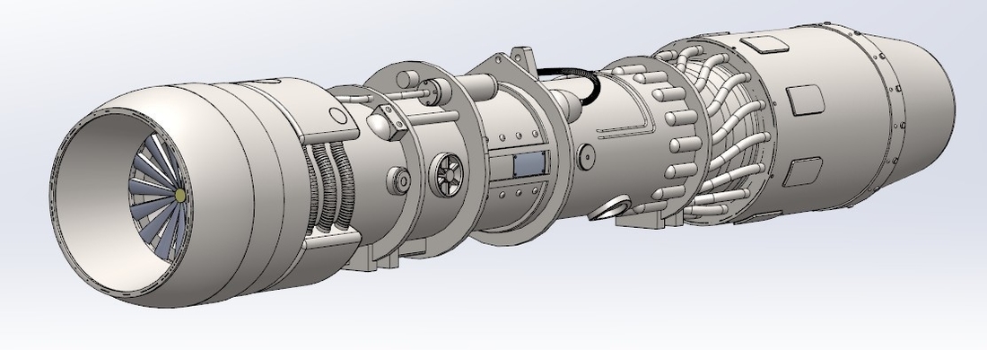 3D Printed jetengine by Christian Ose | Pinshape