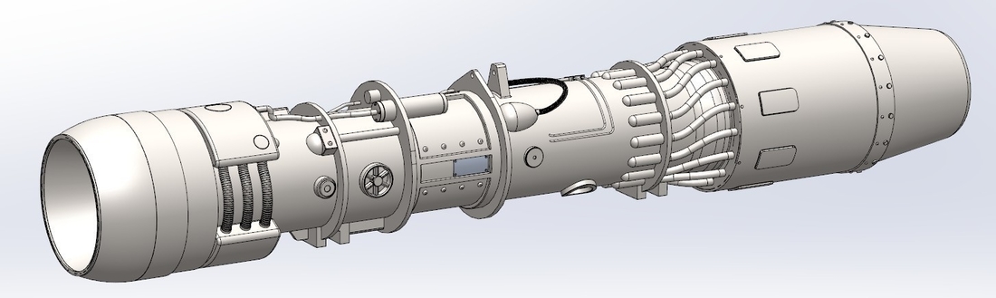 3D Printed jetengine by Christian Ose | Pinshape