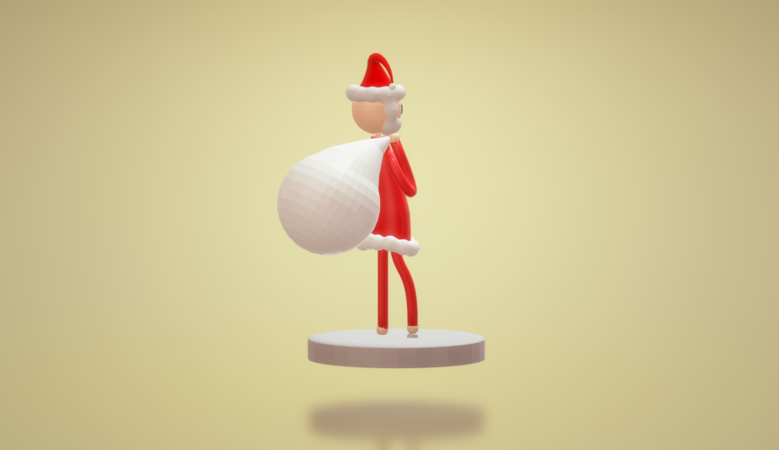 3D Printed Santa Slim 3D by Roconad | Pinshape