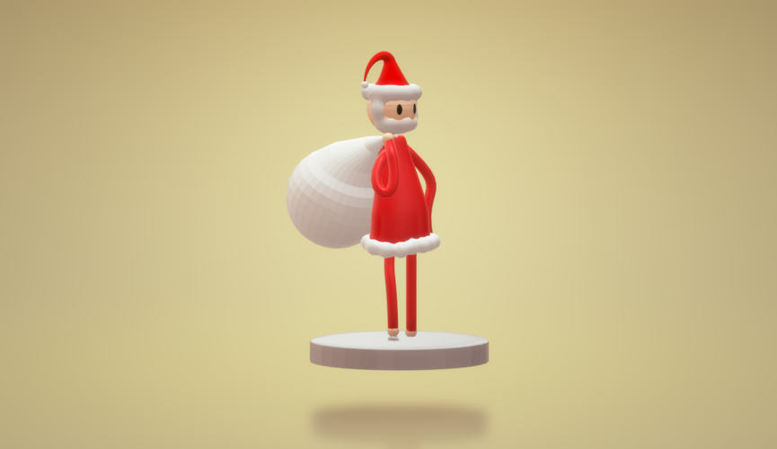 3D Printed Santa Slim 3D by Roconad | Pinshape