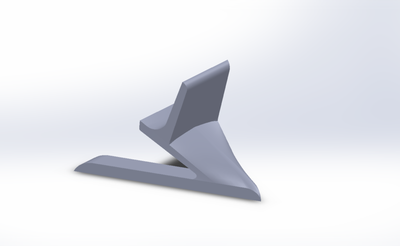 3D Printed easy phone stand by Alp Er | Pinshape