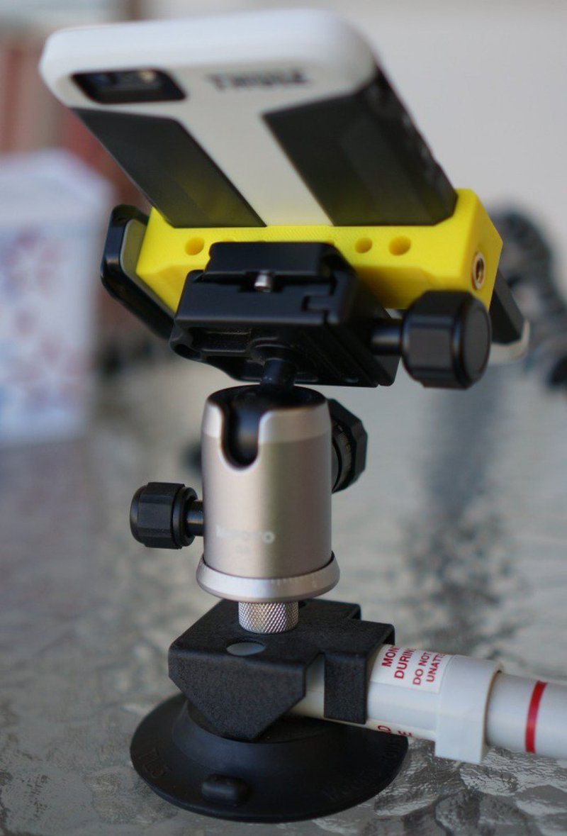 Tripod Mount for iPhone 6 Plus with Thule Atmos X3 - Pinshape