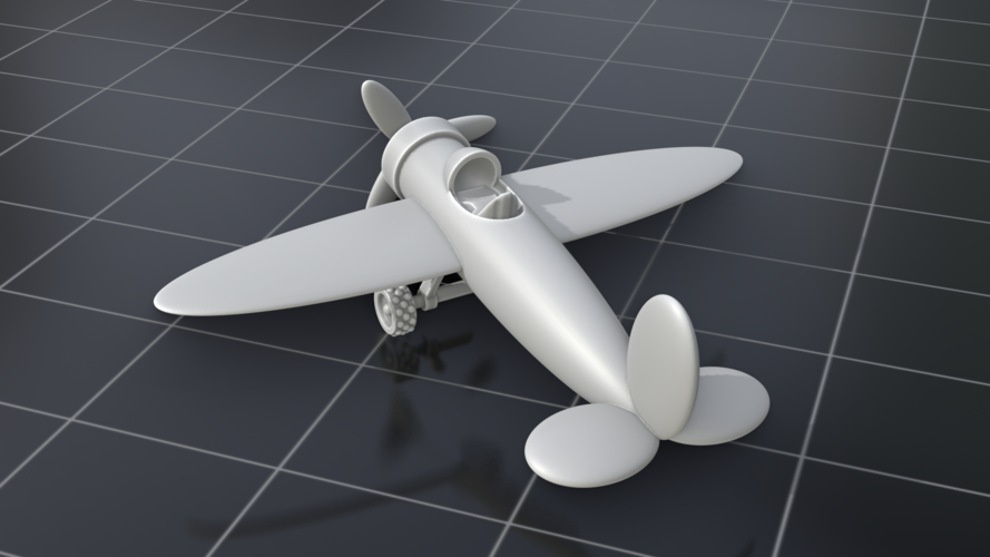 3D Printed Airplane toy by gydwin | Pinshape