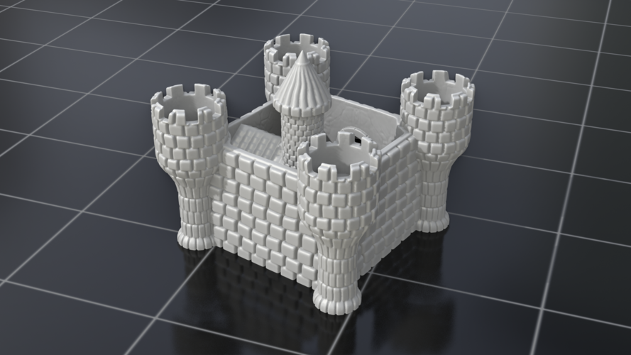 3d Printed Floating Castle