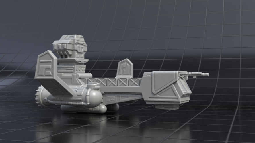 3D Printed Spaceship by gydwin | Pinshape