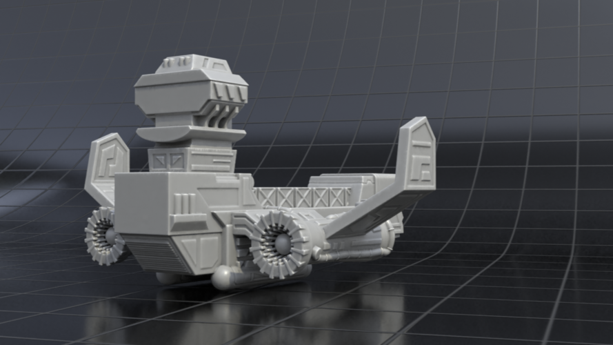 3D Printed Spaceship by gydwin | Pinshape