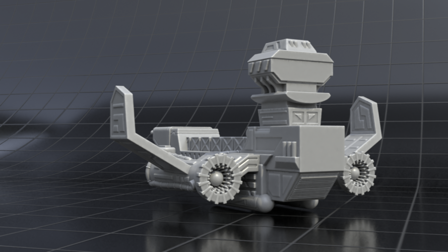 3D Printed Spaceship by gydwin | Pinshape
