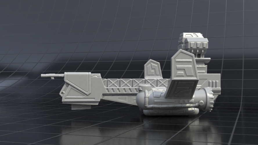 3D Printed Spaceship by gydwin | Pinshape