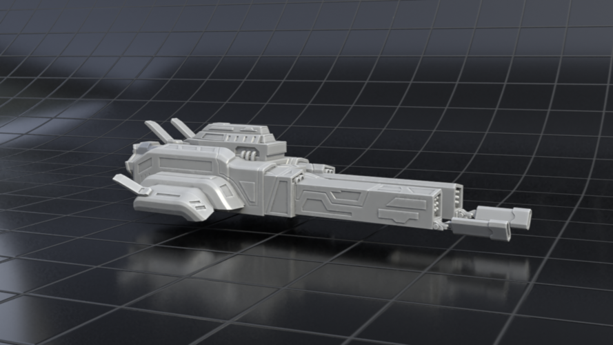 3D Printed Spaceship by gydwin | Pinshape