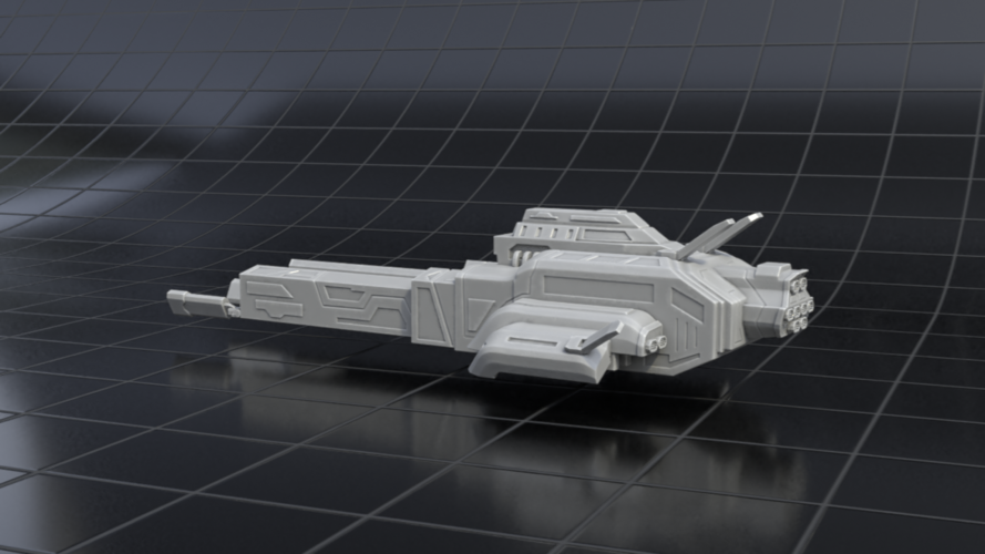3D Printed Spaceship by gydwin | Pinshape