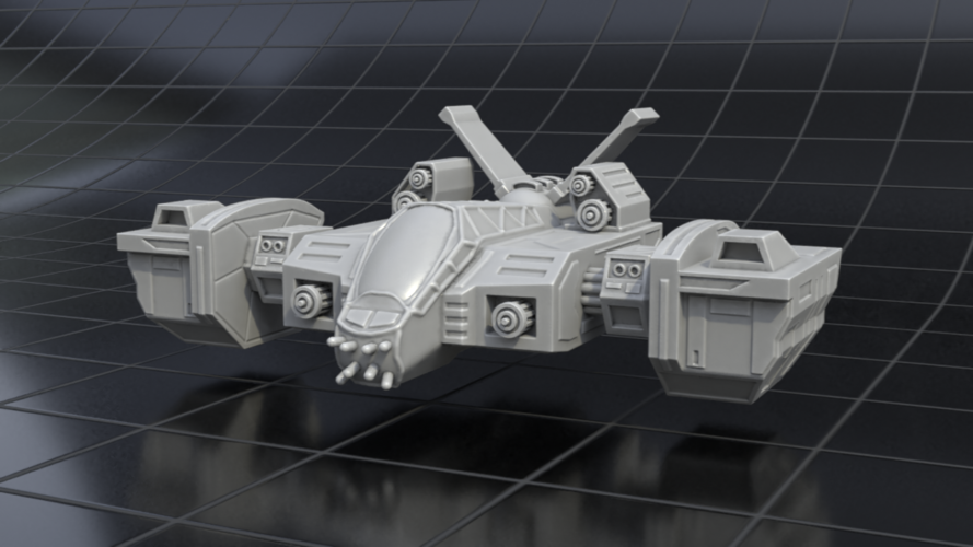 3D Printed Spaceship by gydwin | Pinshape