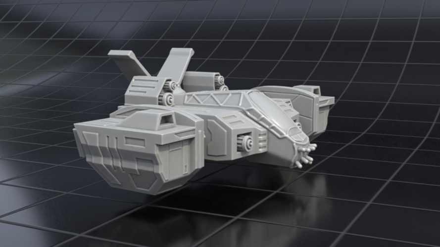 3D Printed Spaceship by gydwin | Pinshape