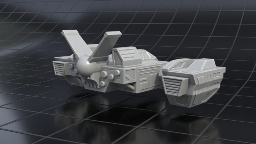3D Printed Spaceship by gydwin | Pinshape