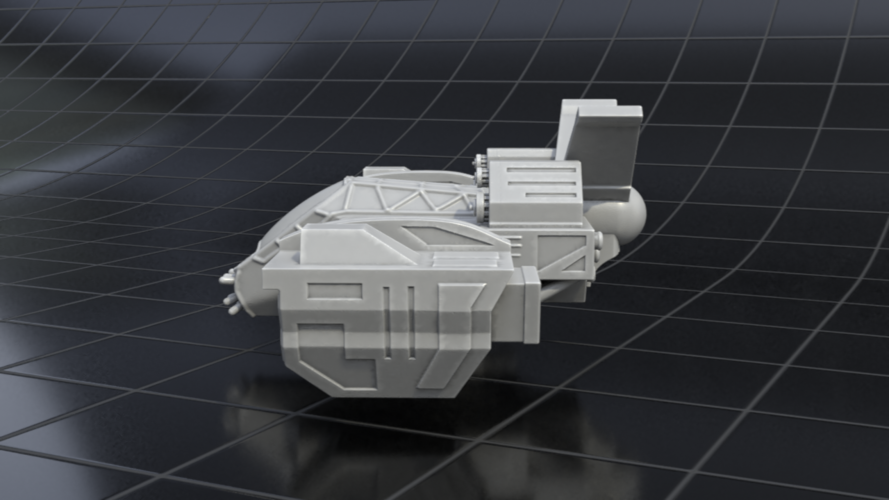 3D Printed Spaceship by gydwin | Pinshape