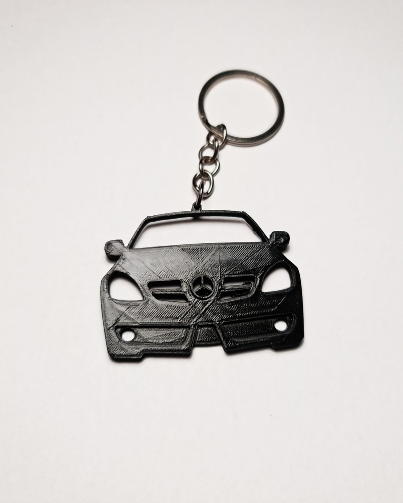 MERCEDES SLK 2009 FRONT VIEW KEYCHAIN - Pinshape