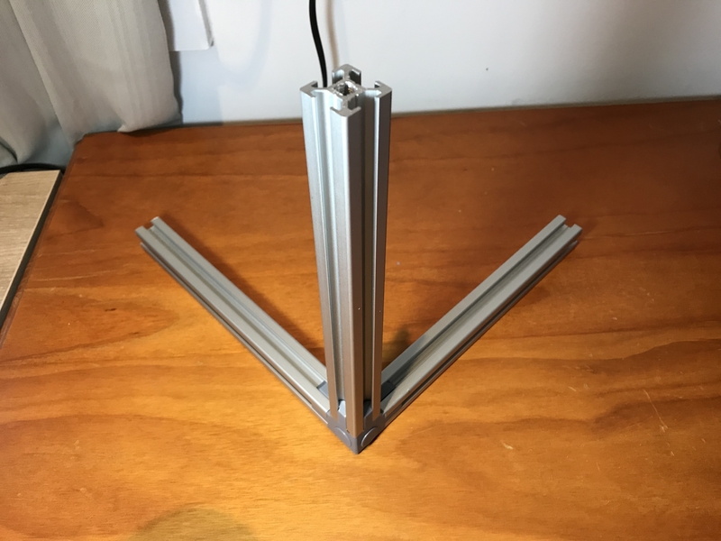 3-Way joiner for 2020 T-Slot Aluminum extrusions - Pinshape
