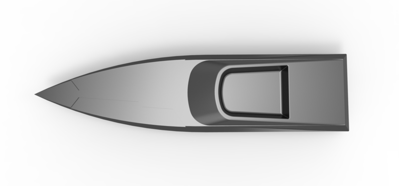Speed boat key fob - Pinshape