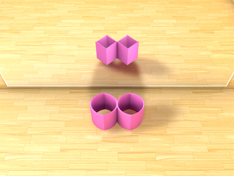 Illusion - Ambiguous Cylinder 3D Printable Models - Pinshape