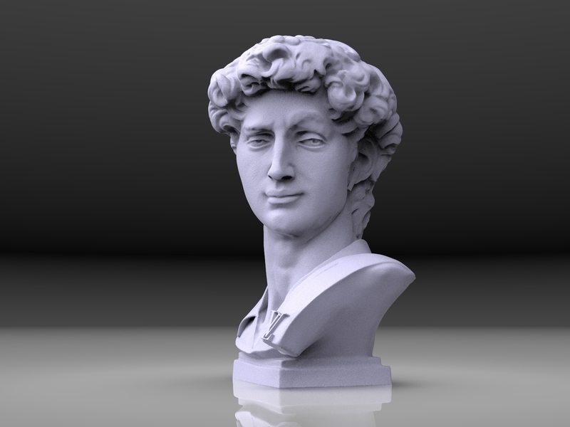 DAVID HIPSTER STL - Pinshape