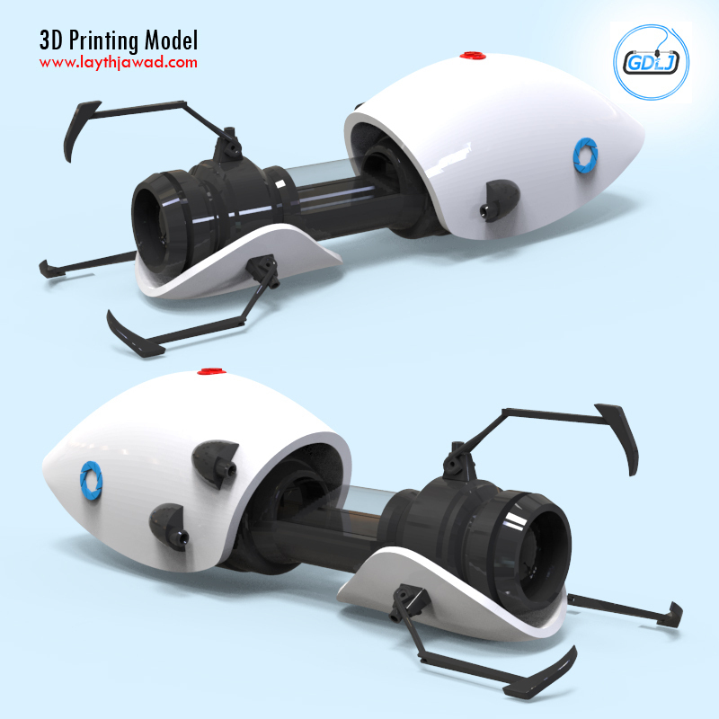 Portal Gun 3D Printing Model - Pinshape