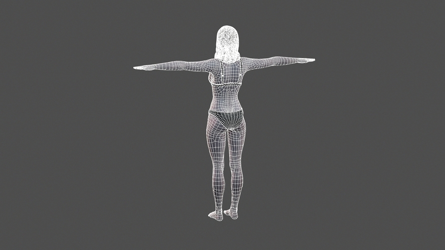 3D Printed Beautiful Woman -3d character by igorkol1994 | Pinshape