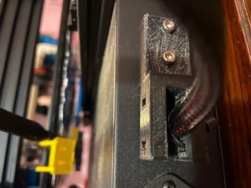 Artillery Sidewinder x1 bed cable restraint - Pinshape