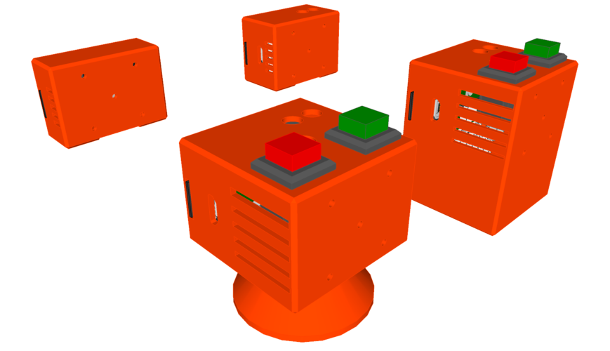 3D Printed ESP32-CAM Case Type B by Zalophus Dokdo | Pinshape