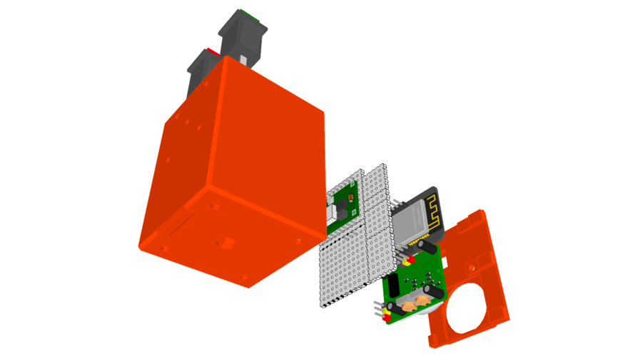 3D Printed ESP32-CAM Case Type B by Zalophus Dokdo | Pinshape