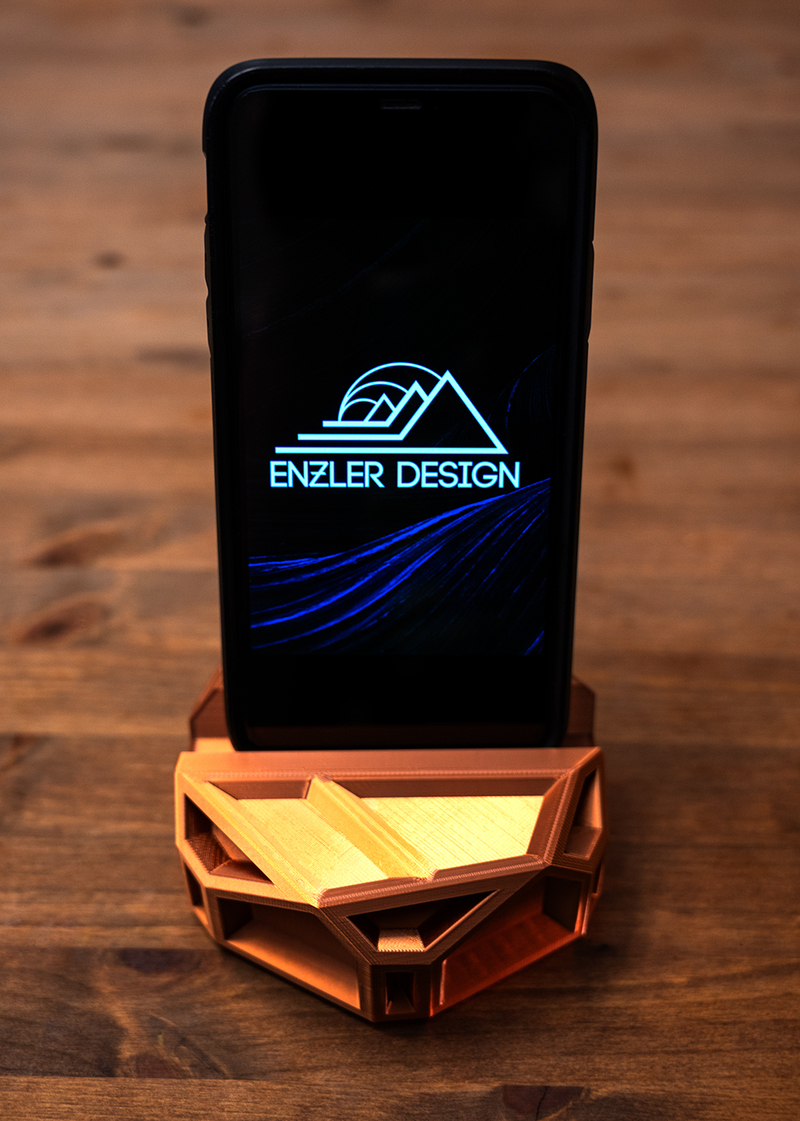 Low Poly / Art Deco Phone Holder - Pinshape