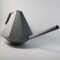 3D Printed POLYGON WATERING CAN V1 by link3d | Pinshape