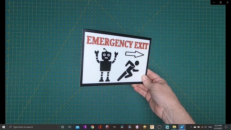 Custom 3D printed signs - Pinshape