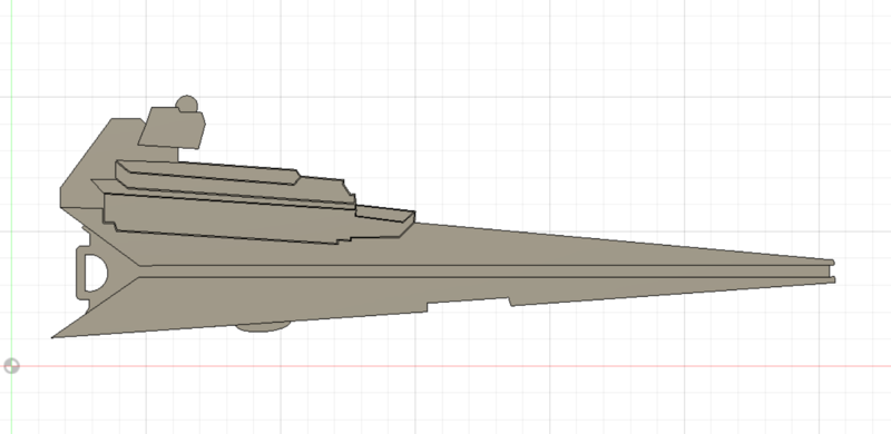 Star Destroyer 2D Key Chain - Star Wars - Pinshape